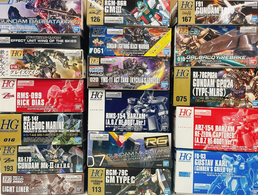 おもちゃ 出張買取 東京 プラモデル PG MG RG HG ウイング トールギス デスティニー エクシア エアリアル ジム F91 ゲルググ | ホビー/おもちゃ買取のトイフォレスト！出張 ...